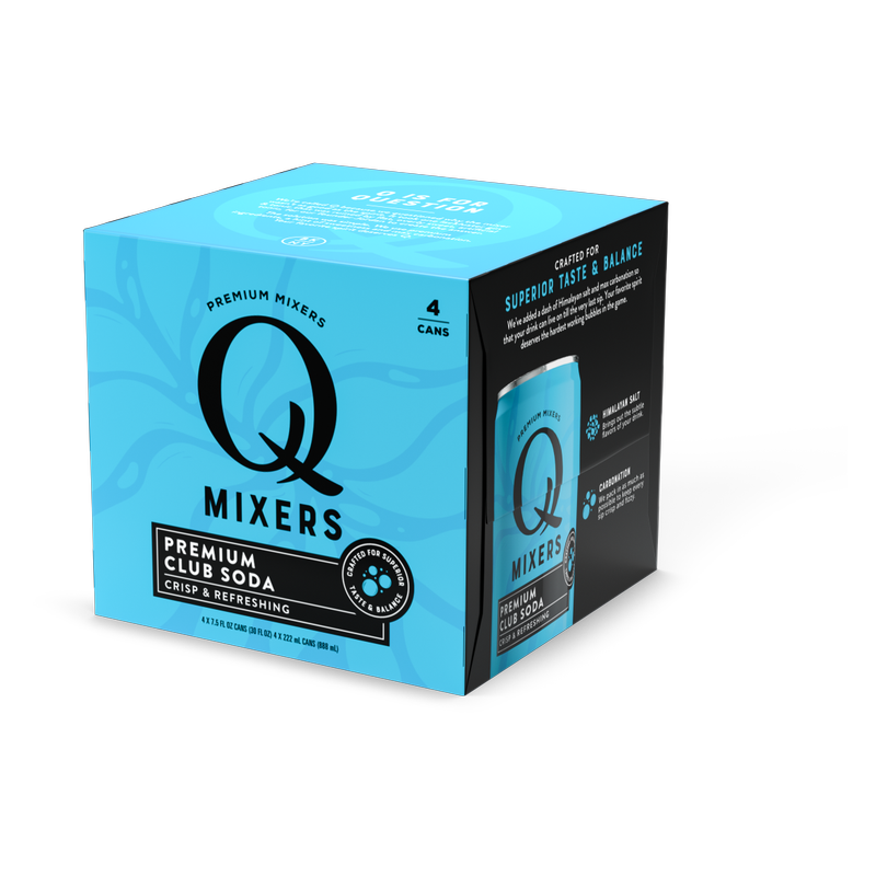 Q Mixers Club Soda 4pk 7.5oz Can - Q Drinks – BevMo!