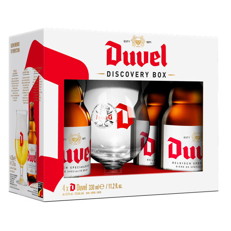 Duvel Discovery Box 4pk 11.2oz Bottle 8.5% ABV - Duvel – BevMo!