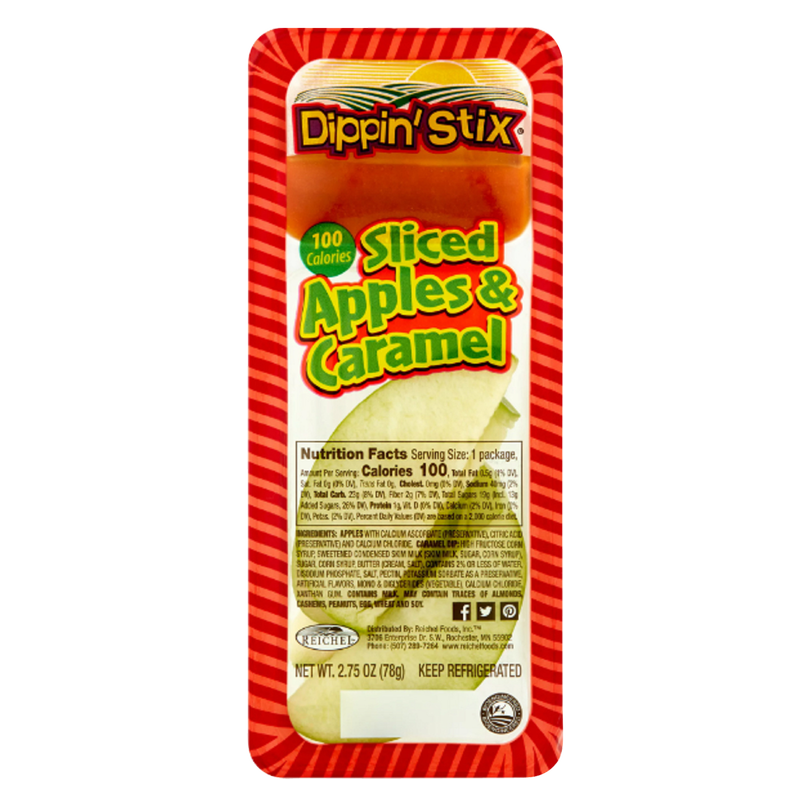 Dippin' Stix Sliced Apples & Caramel - 2.75oz - Dippin' Stix – BevMo!