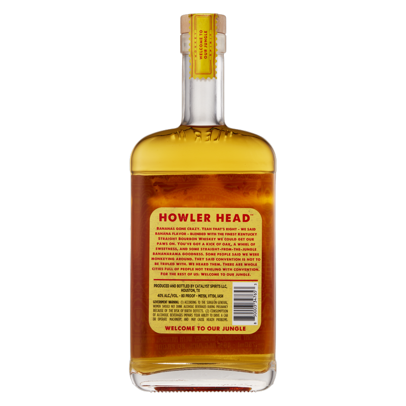 Howler Head Banana Bourbon 750ml (80 Proof) - Howler Head – BevMo!