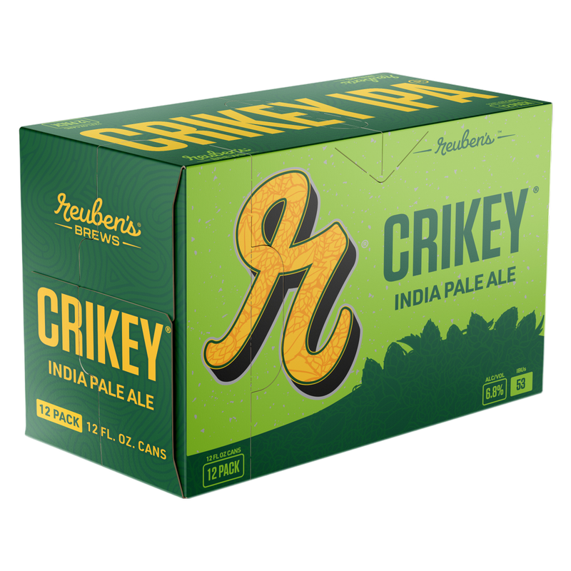 Reuben's Brews Crikey IPA 12pk 12oz Cans - Reuben's – BevMo!