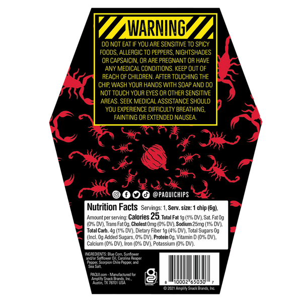 Paqui One Chip Challenge 0.21oz - BevMo! – BevMo!
