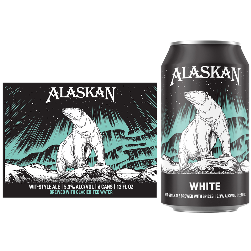 Alaskan Brewing White Ale 6pk 12oz Can - Alaskan – BevMo!