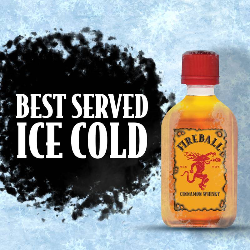 Fireball Candy Cane 10pk 50ml (66 Proof) - Fireball – BevMo!