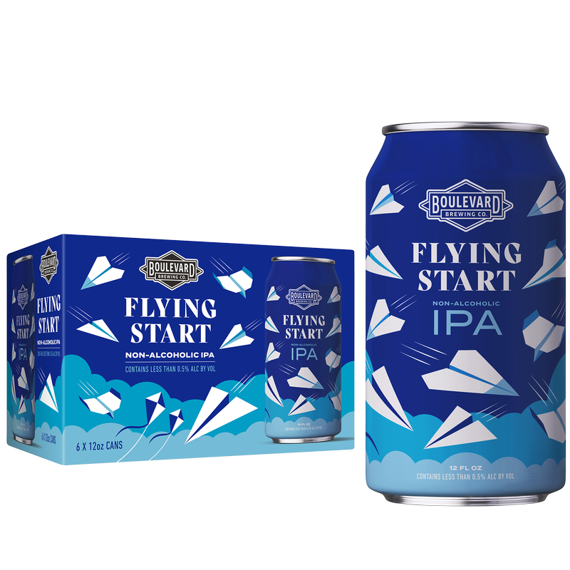 Boulevard Flying Start Non-Alcoholic 6pk 12oz Can - Boulevard – BevMo!