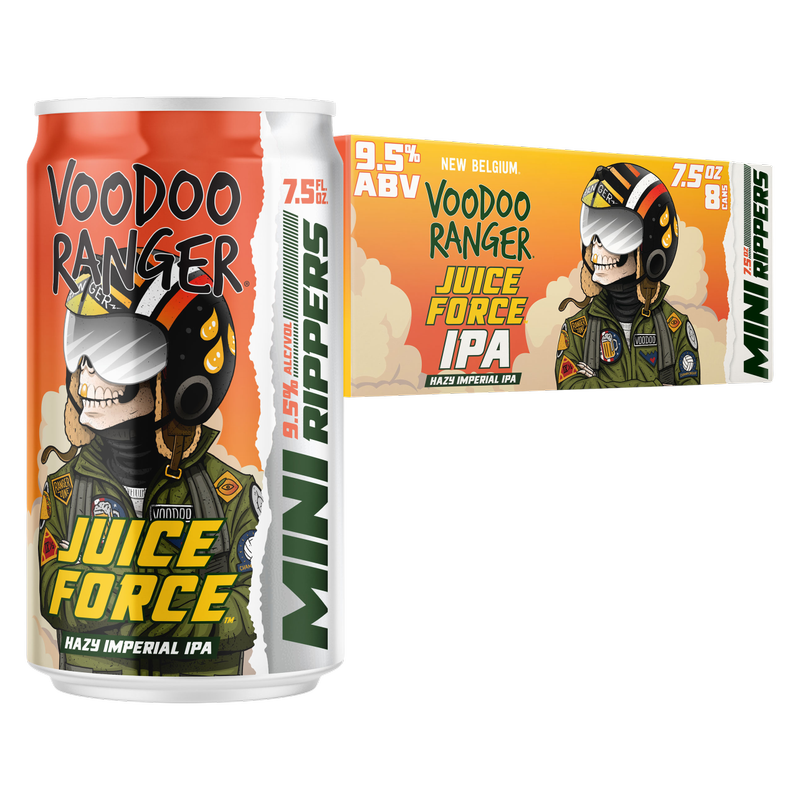 New Belgium Brewing Co. Voodoo Ranger Juice Force IPA (8PKC 7.5 OZ ...