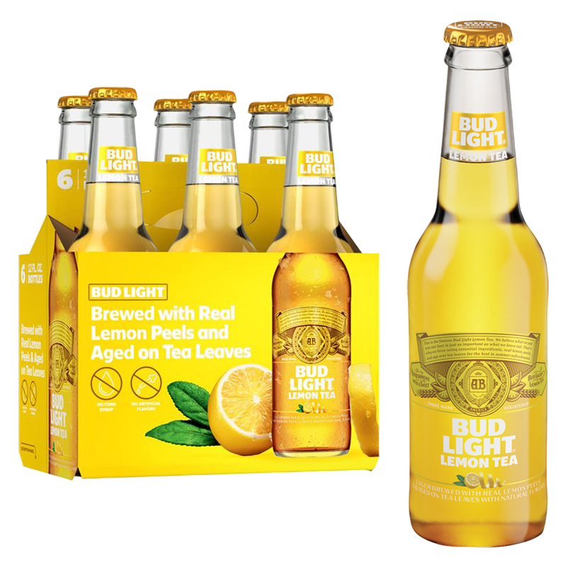Bud Light Lemon Tea 6pk 12oz Btl 4.2% ABV - BevMo! – BevMo!