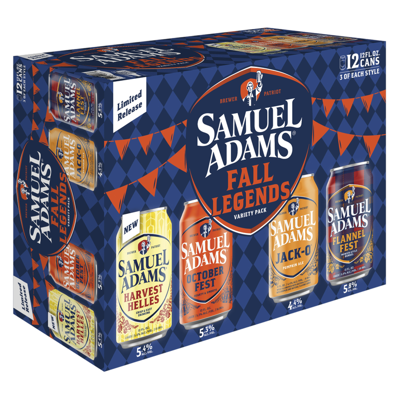 Samuel Adams Fall Legends Variety Pack 12pk 12oz Can - Samuel Adams ...