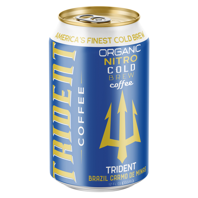 Trident Coffee Medium Roast Organic Nitro Cold Brew 12oz Can - BevMo ...