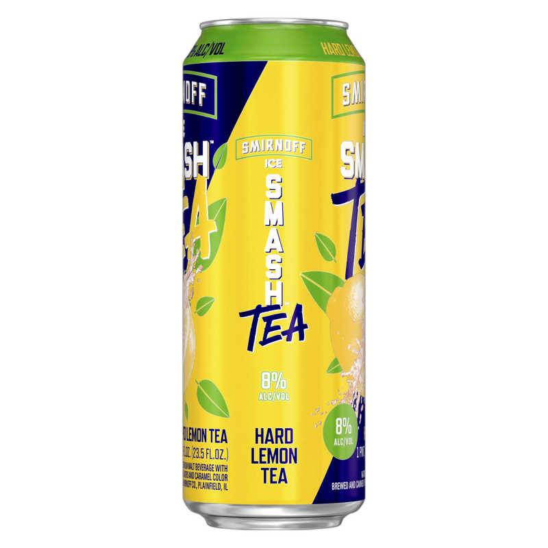 Smirnoff Smash Hard Lemon Tea 23.5oz Can - Smirnoff – BevMo!