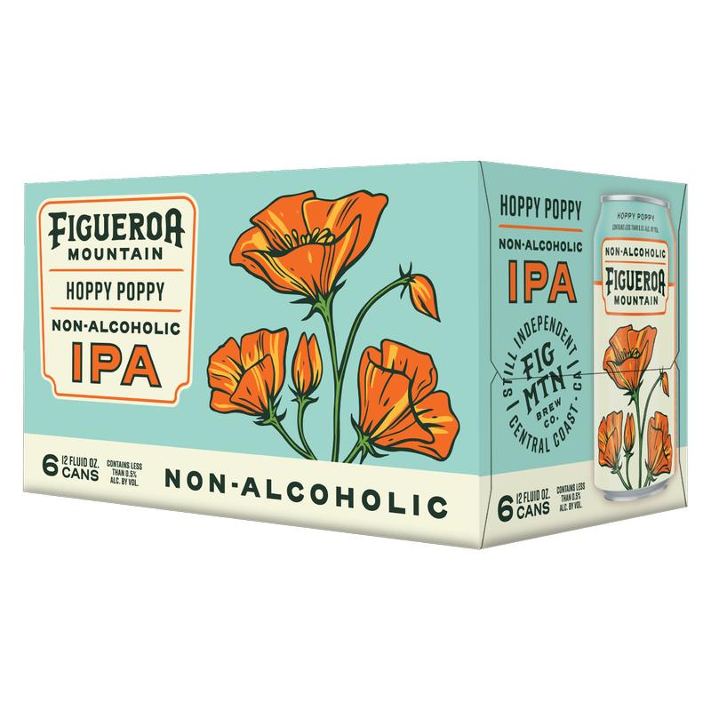 Hoppy Poppy NA IPA 6pkc - Figueroa Mountain – BevMo!
