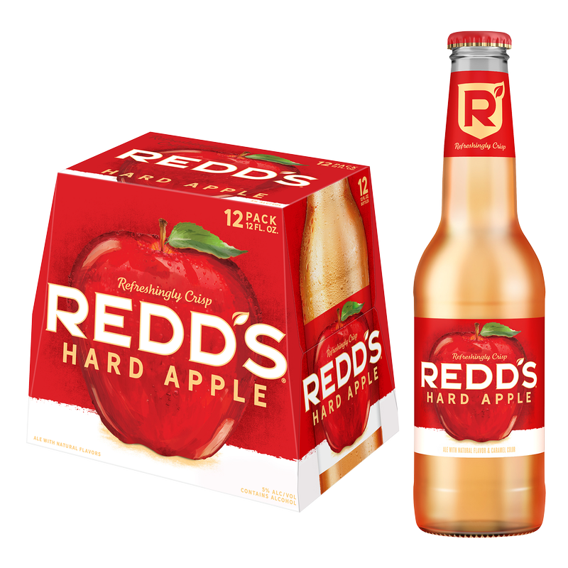 Redd's Apple Ale 12pk 12oz Btl 5.0% ABV - Redd's – BevMo!