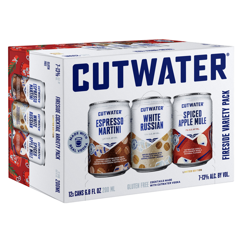 Cutwater Fireside Variety Pack 12pk 6.8oz Cans - Cutwater – BevMo!