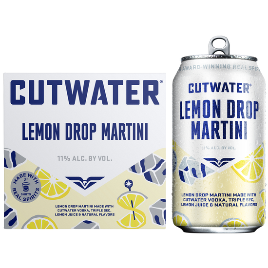 Cutwater Lemon Drop Martini 4pk 12oz Cans - Cutwater – BevMo!