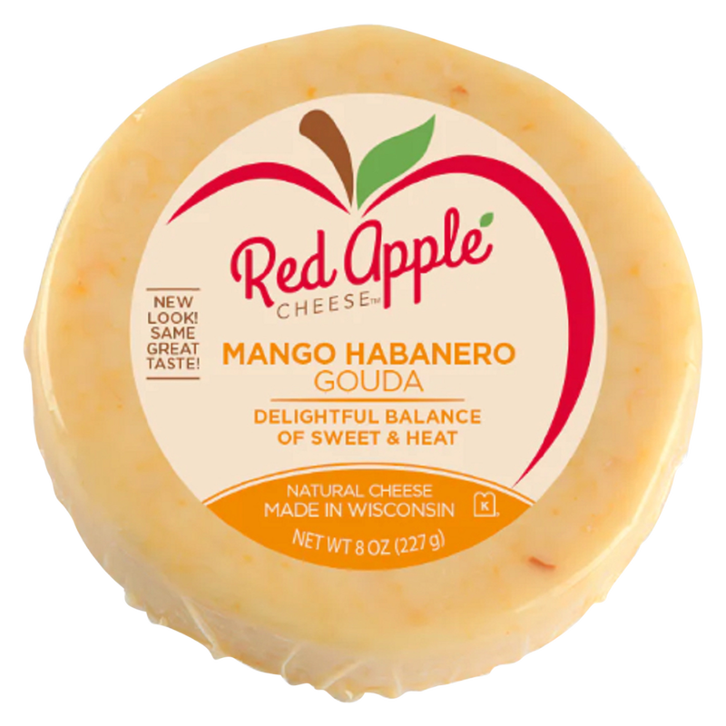 Red Apple Cheese Habanero Mango Gouda - 8oz - Red Apple Cheese – BevMo!