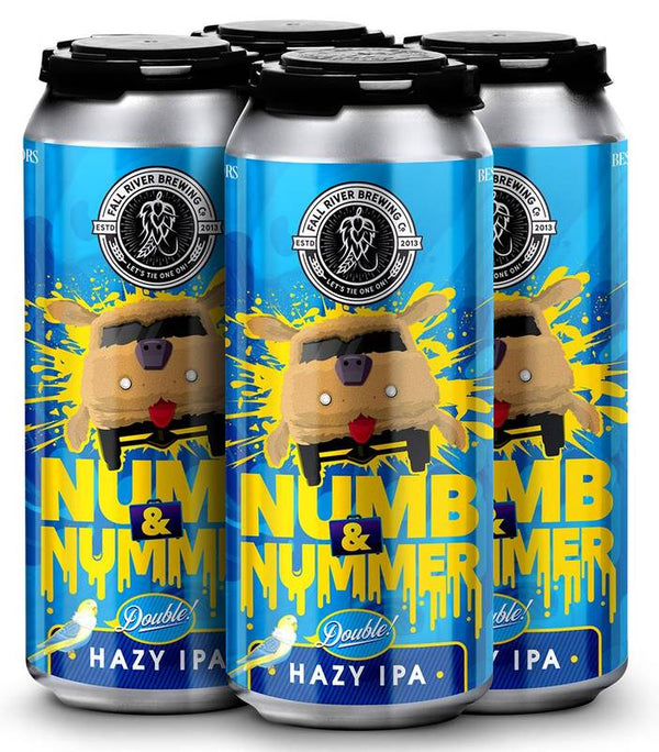 Fall River Brewing Co. Numb & Nummer Double Hazy IPA (4PKC 16 OZ ...