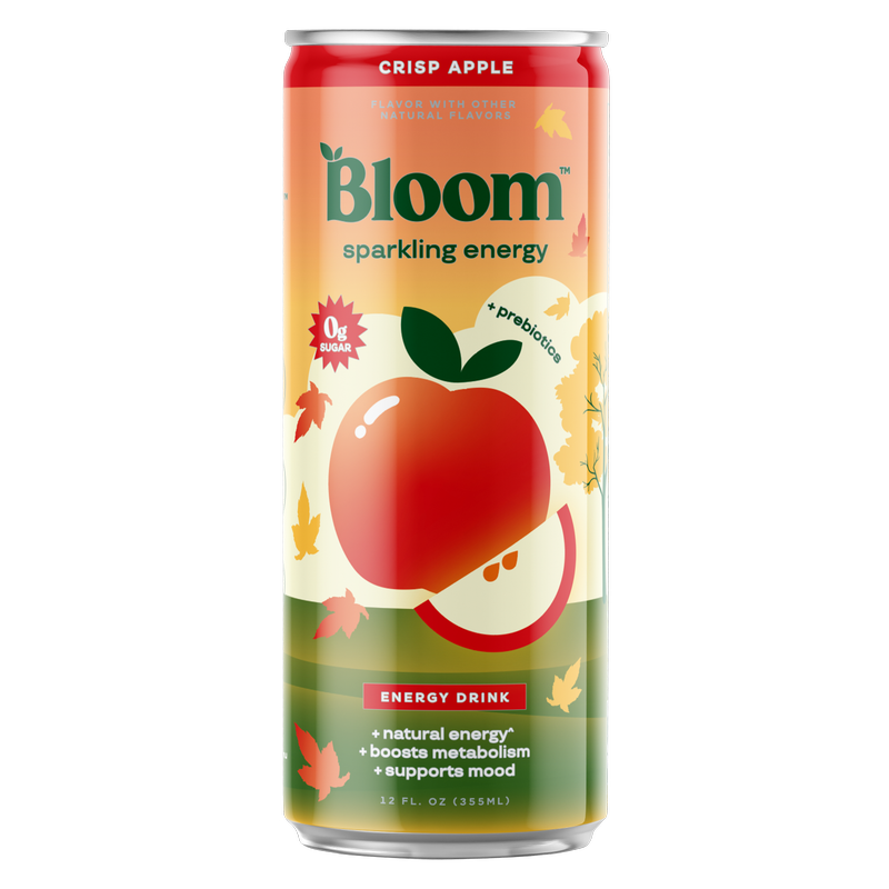 Bloom Apple Crisp Sparkling Energy 12oz Can - Bloom Energy – BevMo!