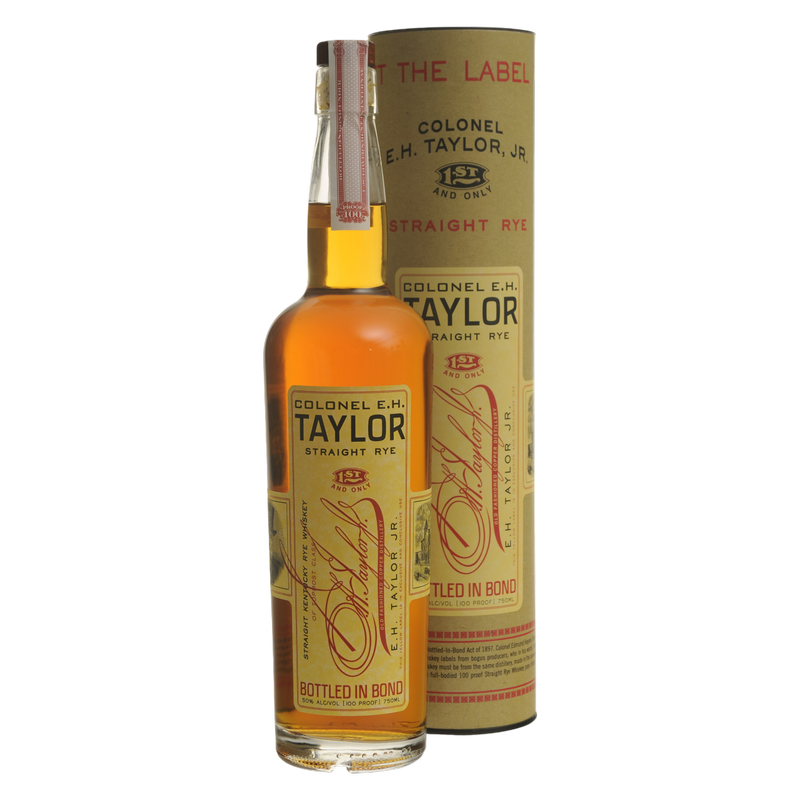E.H. Taylor Straight Rye 750ml – BevMo!