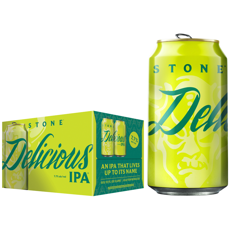 Stone Delicious IPA 6pk 12oz Can 7.7% ABV - Stone – BevMo!