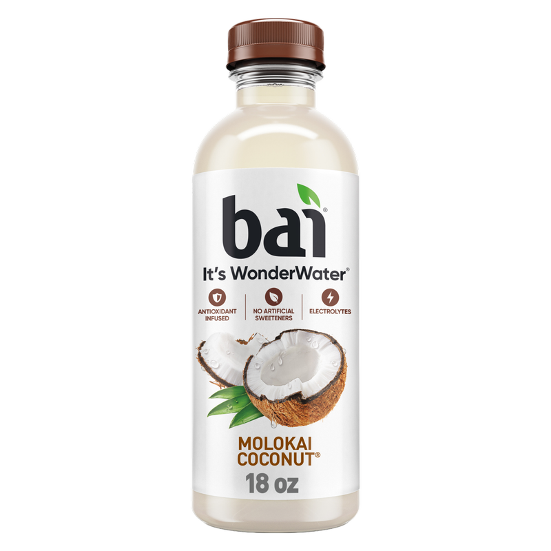 Bai Molokai Coconut Antioxidant Infused Water 18oz Btl - Bai – BevMo!