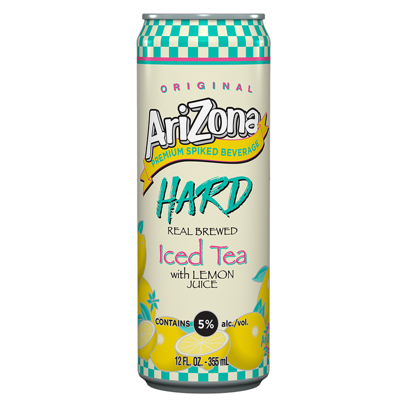 Arizona Hard Lemon Tea Single 12oz Can 5% ABV - Arizona Hard – BevMo!