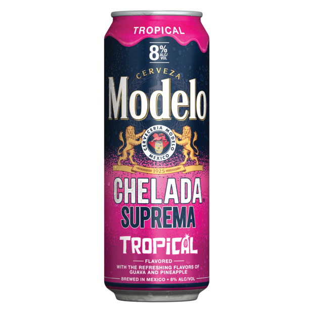 Modelo Chelada Suprema Tropical 24oz Can 8% ABV - Modelo – BevMo!