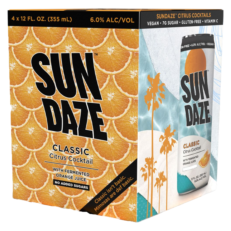 SunDaze Citrus Cocktail Classic 4pk 12oz Cans - Unknown – BevMo!