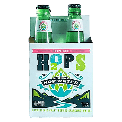 H2OPS Hopped Grapefruit Sparkling Water 4pk 12oz Can - H2OPS – BevMo!