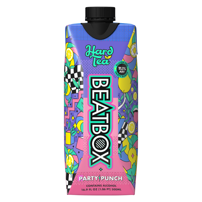 BeatBox Hard Tea 500ml 11.1% ABV Wine-Based - BeatBox – BevMo!
