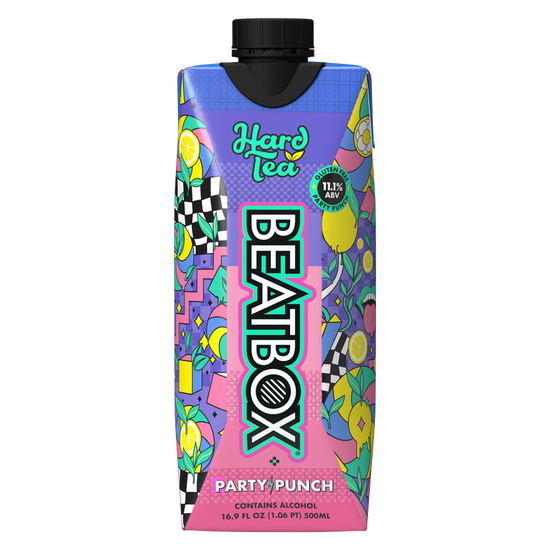 BeatBox Hard Tea 500ml 11.1% ABV Wine-Based - BeatBox – BevMo!