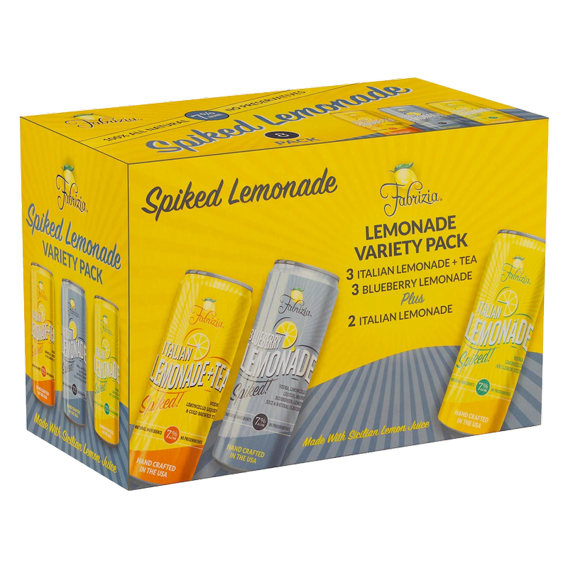 Fabrizia Italian Lemonade 8pk 12oz Can - Fabrizia – BevMo!