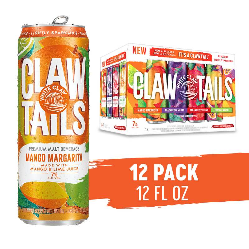 White Claw Clawtails 12pk 12oz Can 7% ABV - White Claw – BevMo!