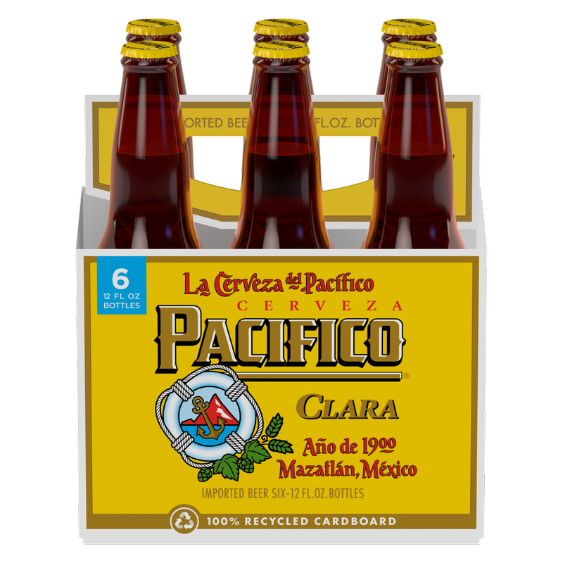Pacifico 6pk 12oz Btl 4.4% ABV - Pacifico – BevMo!