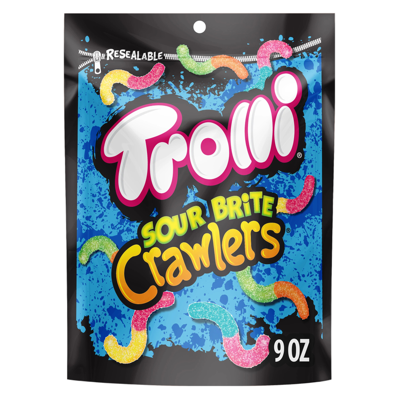 Trolli Sour Brite Crawlers Gummy Candy 9oz - Trolli – BevMo!