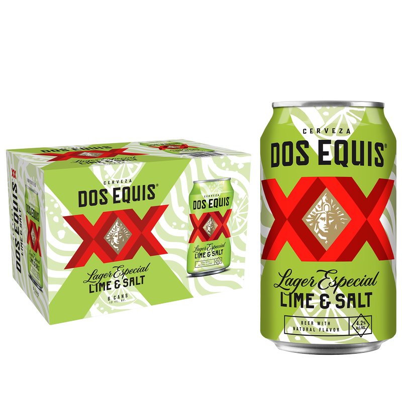 Dos Equis Lime and Salt 6pk 12oz Can 4.2% ABV - Dos Equis – BevMo!