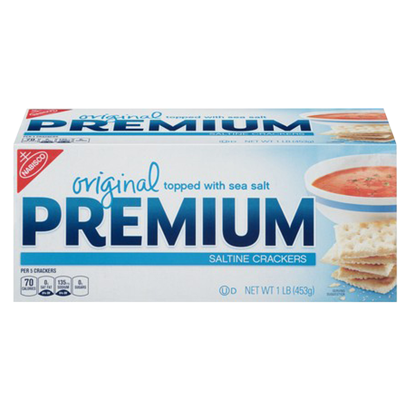 Premium Original Saltine Crackers 16oz - Premium Saltines – BevMo!