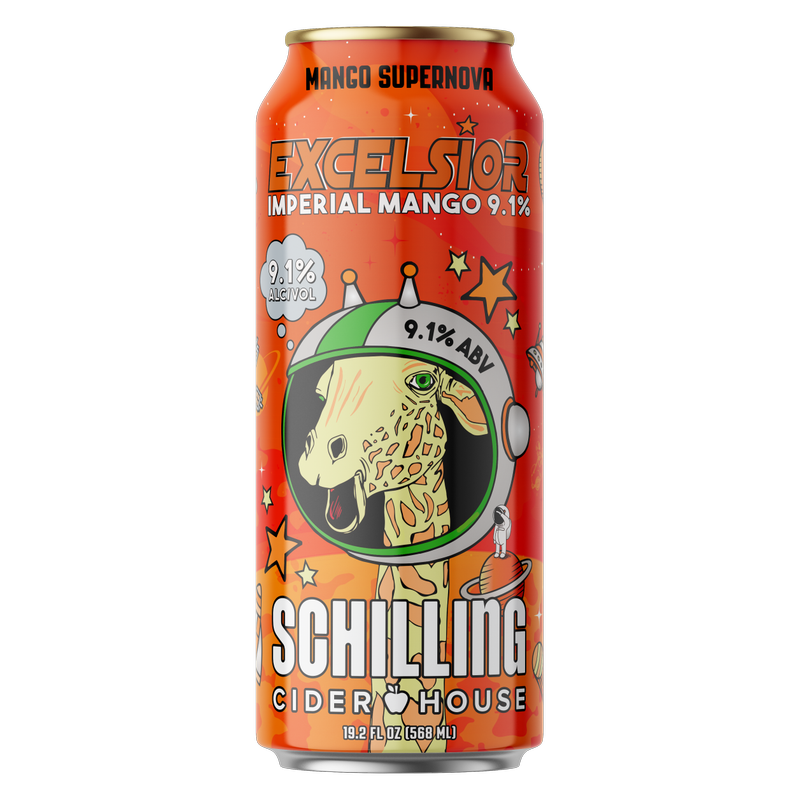 Schilling Hard Cider Excelsior Mango Cider (19.2 OZ CAN) - Schilling ...