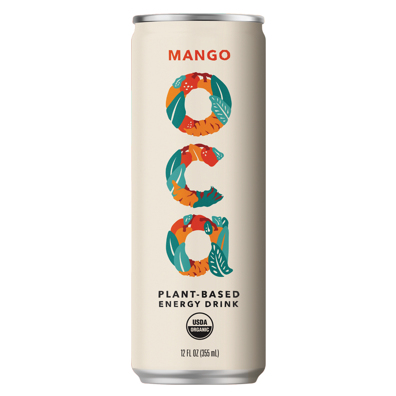 Oca Mango Plant Based Energy Drink 12oz Can - Oca – BevMo!