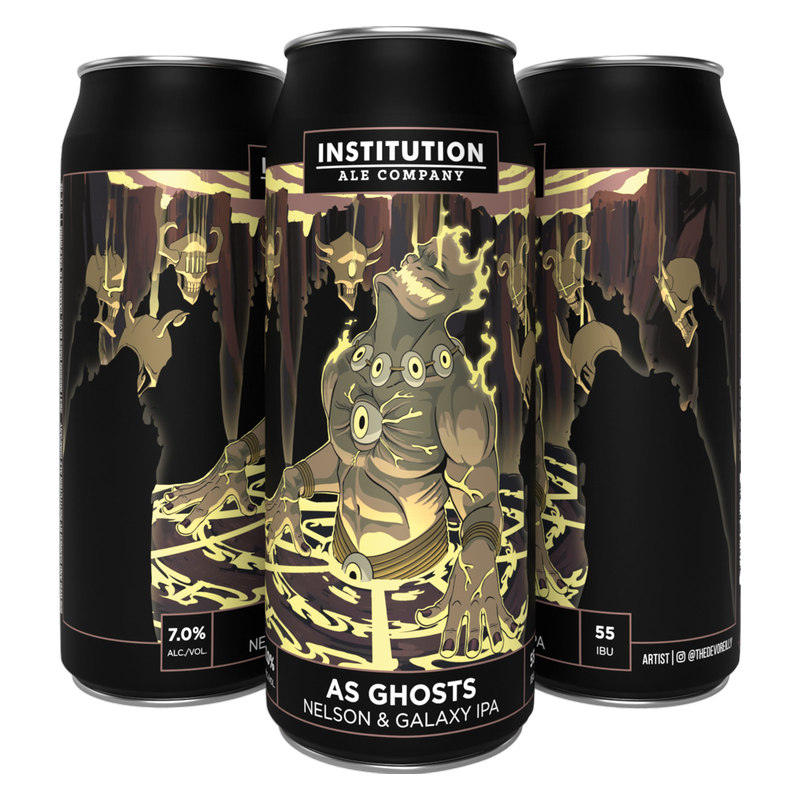 INSTITUTION AS GHOSTS IPA 4PKC (4PKC 16 OZ) – BevMo!