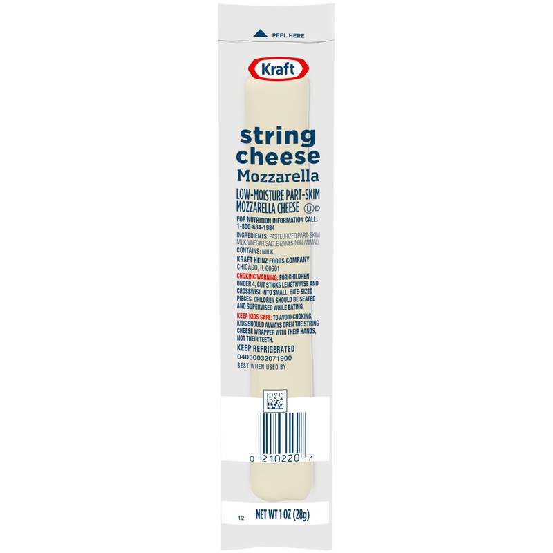 Kraft Handi Snack Mozzarella String Cheese - 1ct/1oz - Kraft – BevMo!