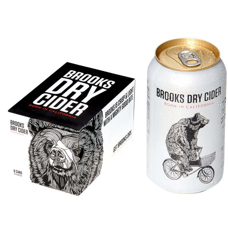 Brooks Dry Cider 6pk 12oz Can - Brooks Dry Cider – BevMo!