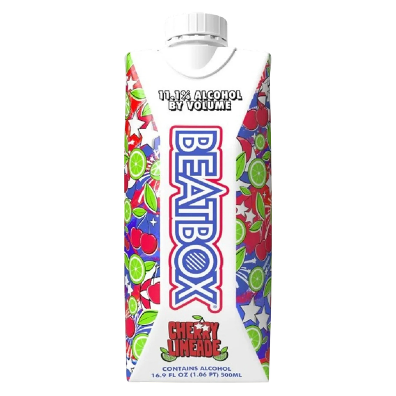 BeatBox Cherry Limeade 500ml 11.1% ABV Wine Party Punch - BeatBox – BevMo!