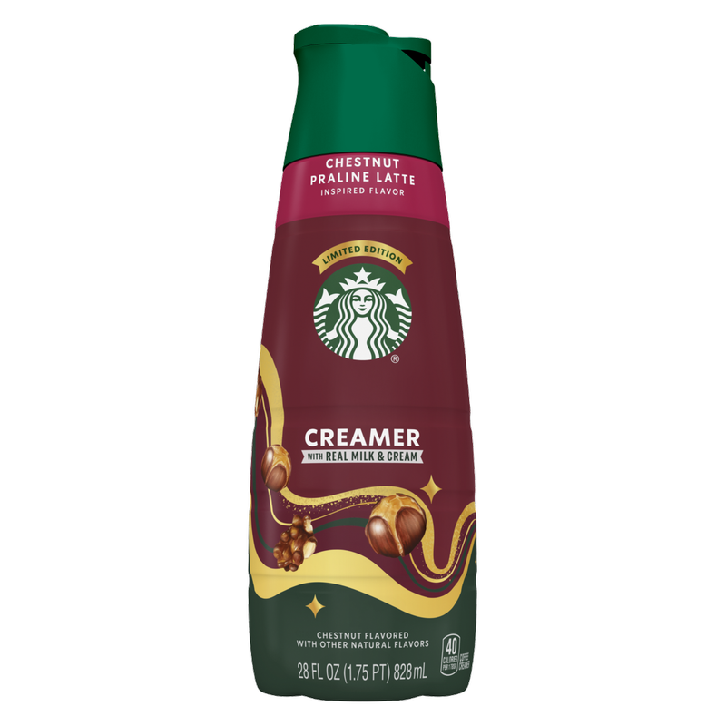 Starbucks Chestnut Praline Inspired Dairy Creamer 28oz Btl - Starbucks – BevMo!
