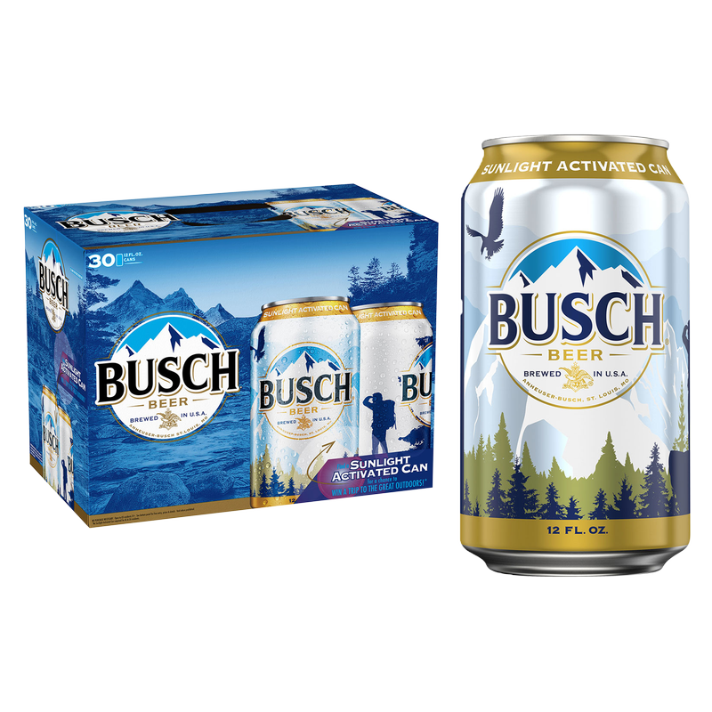 Busch 30pk 12oz Can 4.6% ABV - Busch – BevMo!