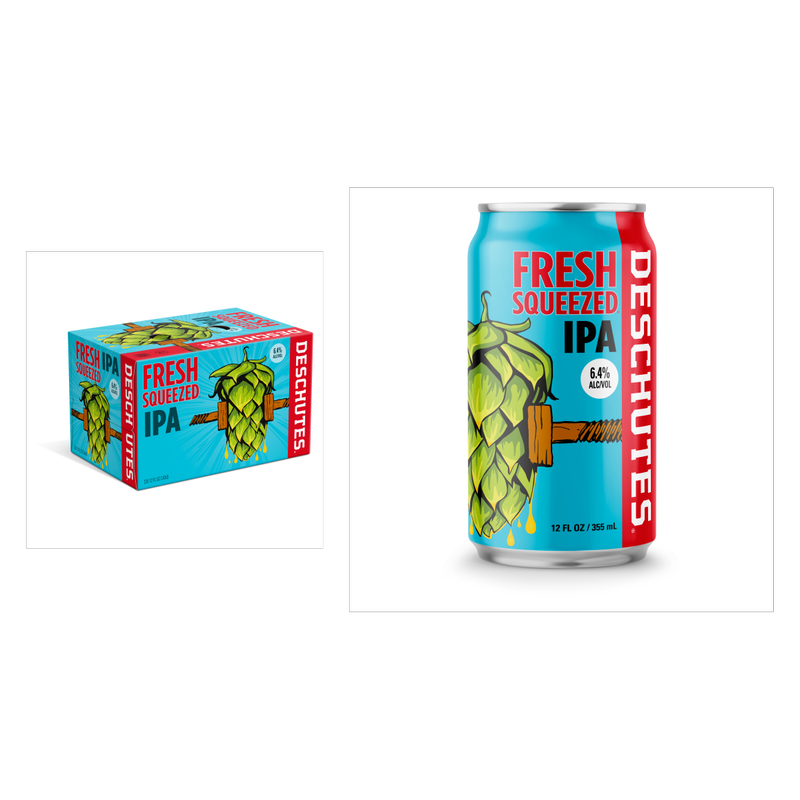 Deschutes Fresh Squeezed IPA 6/12oz Can - Deschutes – BevMo!