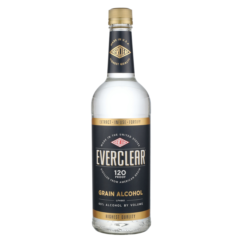 Everclear 120 Grain Alcohol 750ml (120 Proof) - Everclear – BevMo!
