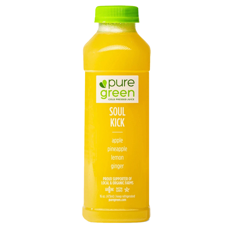 Pure Green Soul Kick 16oz Btl - Pure Green – BevMo!