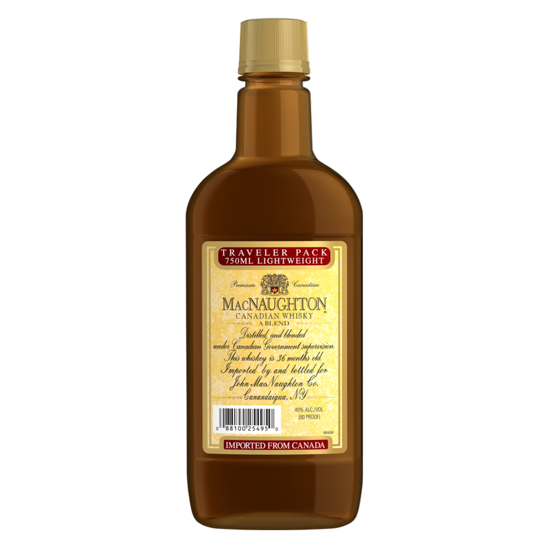 Macnaughton Canadian Whiskey 750ml (80 Proof) - MacNaughton – BevMo!