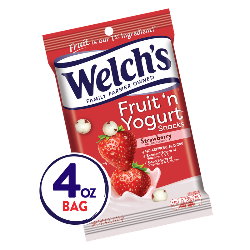 Welch's Fruit 'n Yogurt Strawberry, 4oz - Welch's – BevMo!