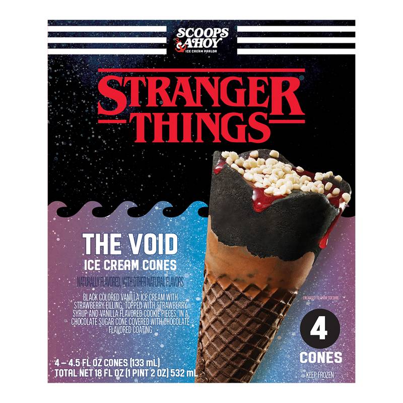 Stranger Things The Void Ice Cream Cone 4ct - Netflix Stranger Things ...